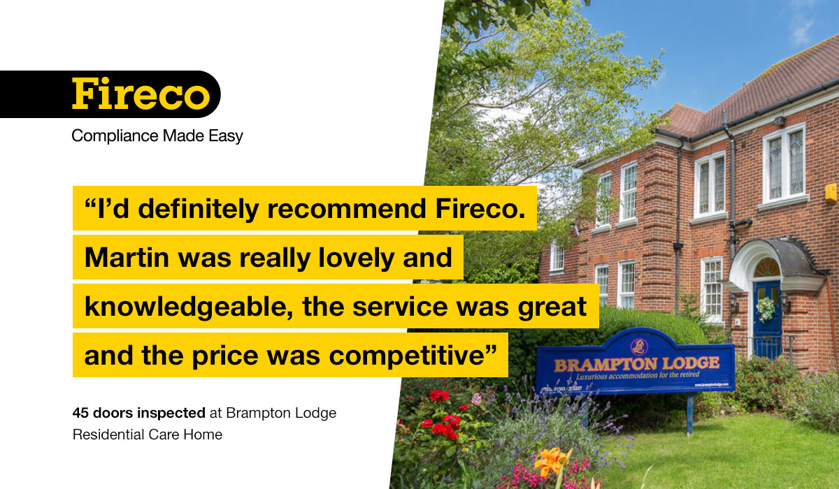 Fireco Case Study | Brampton Lodge Residential Care Home