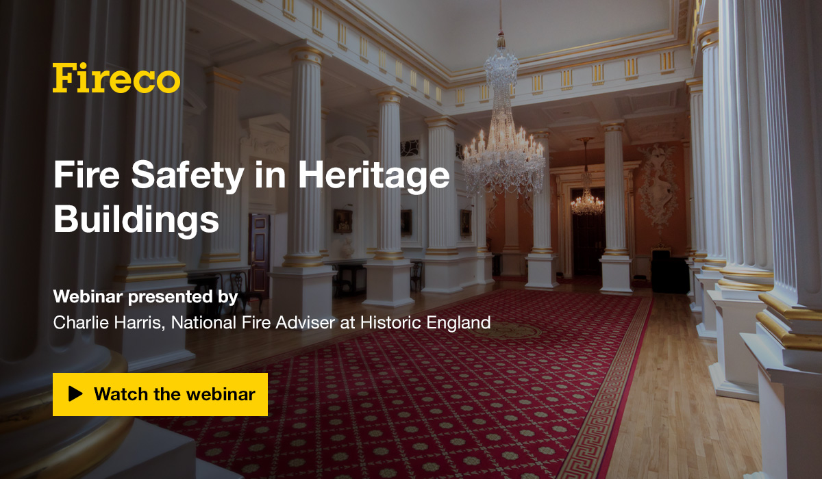 Free Webinar: Fire Safety in Heritage Buildings | Hosted by Fireco