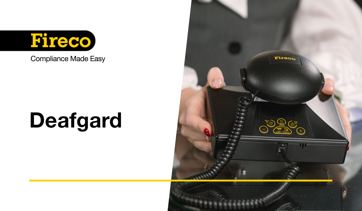 Deafgard | The alarm for the deaf & hard of hearing | Fireco