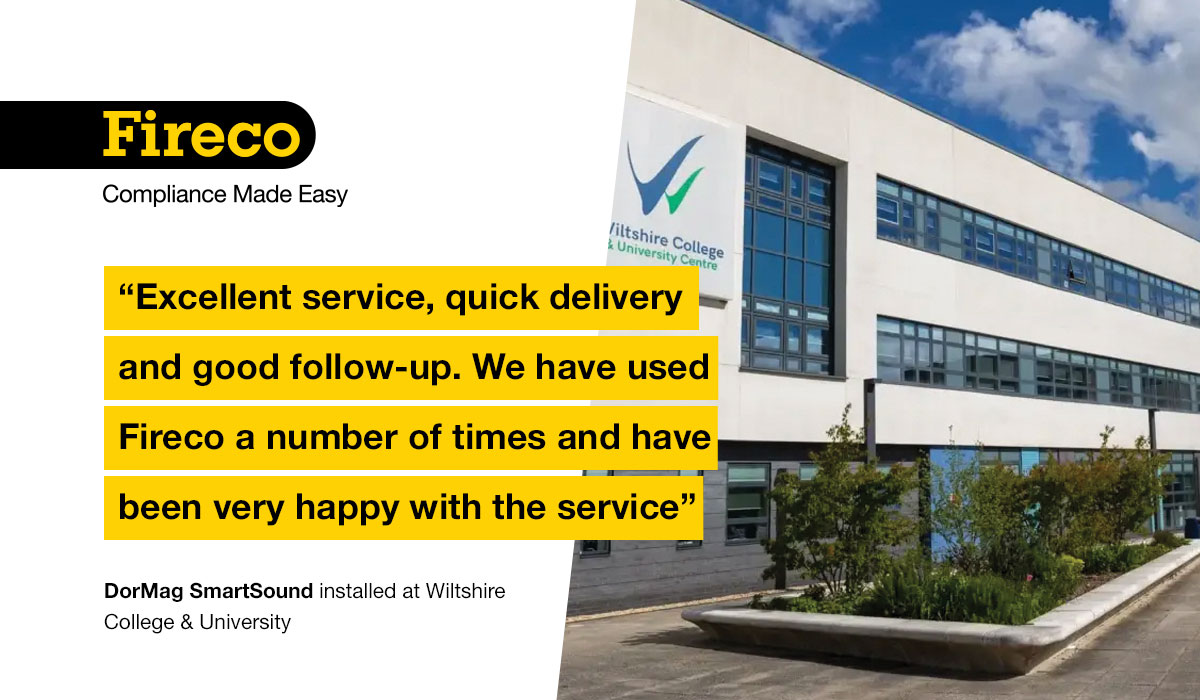 Fireco Case Study | Wiltshire College and University Centre